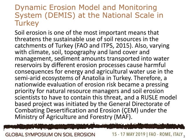 Dynamic Erosion Model and Monitoring System (DEMIS) | PPT