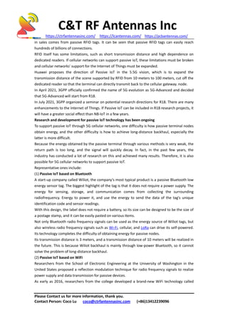 5G supports passive IoT | PDF | Internet of Things | Internet