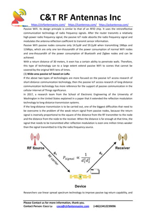 5G supports passive IoT | PDF | Internet of Things | Internet