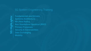 5G Systems Engineering Training | PPTX