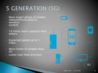 5G TECHNOLOGY 2020 | PPTX