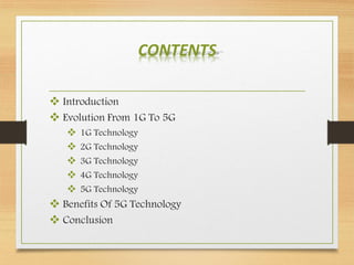 5G Technology | PPT