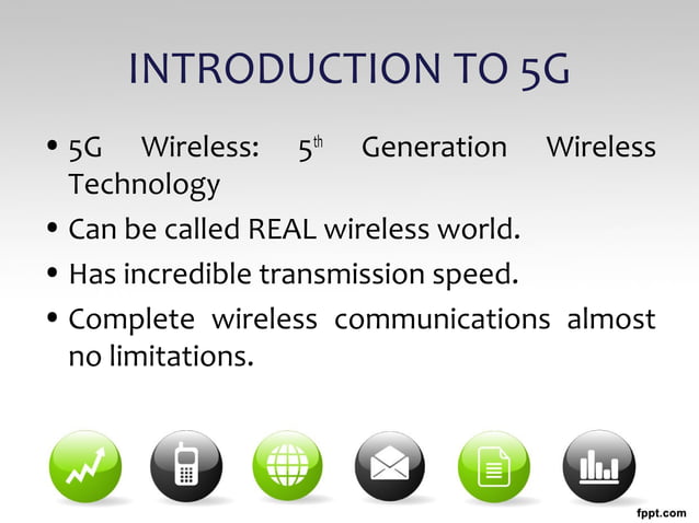 5G Wireless Technology | PPT