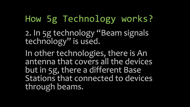 5G Technology - History of Wireless Technology | PPT