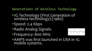 5G Technology - History of Wireless Technology | PPT