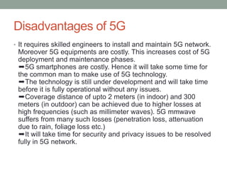 5 g technology | PPTX | Internet | Computing