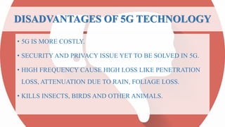 5 G Technology | PPTX | Computer Networking | Computing