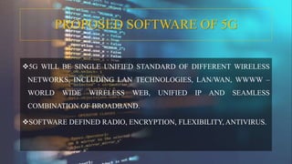 5 G Technology | PPTX | Computer Networking | Computing
