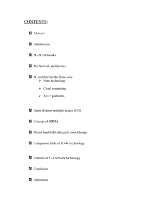 5 g technology bdma | PDF