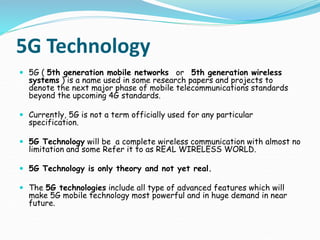 5G Technology PPT.ppt