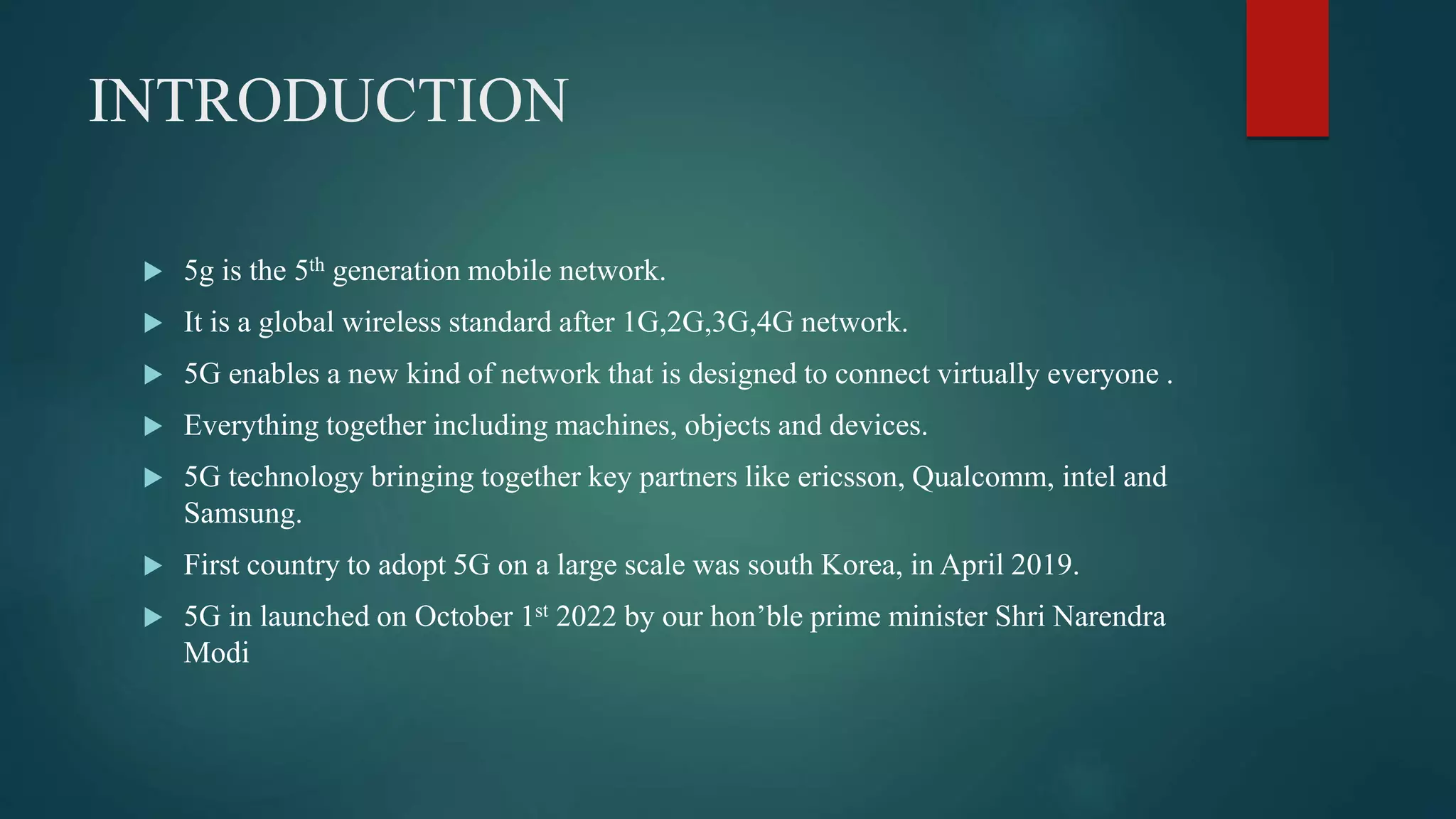 5g technology presentation.pptx | Smartphones | Consumer Electronics