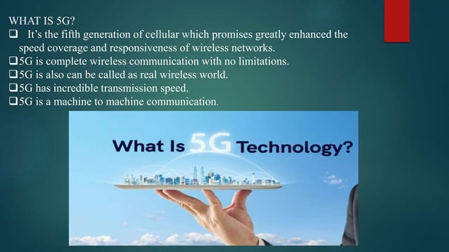 5g technology presentation.pptx | Smartphones | Consumer Electronics