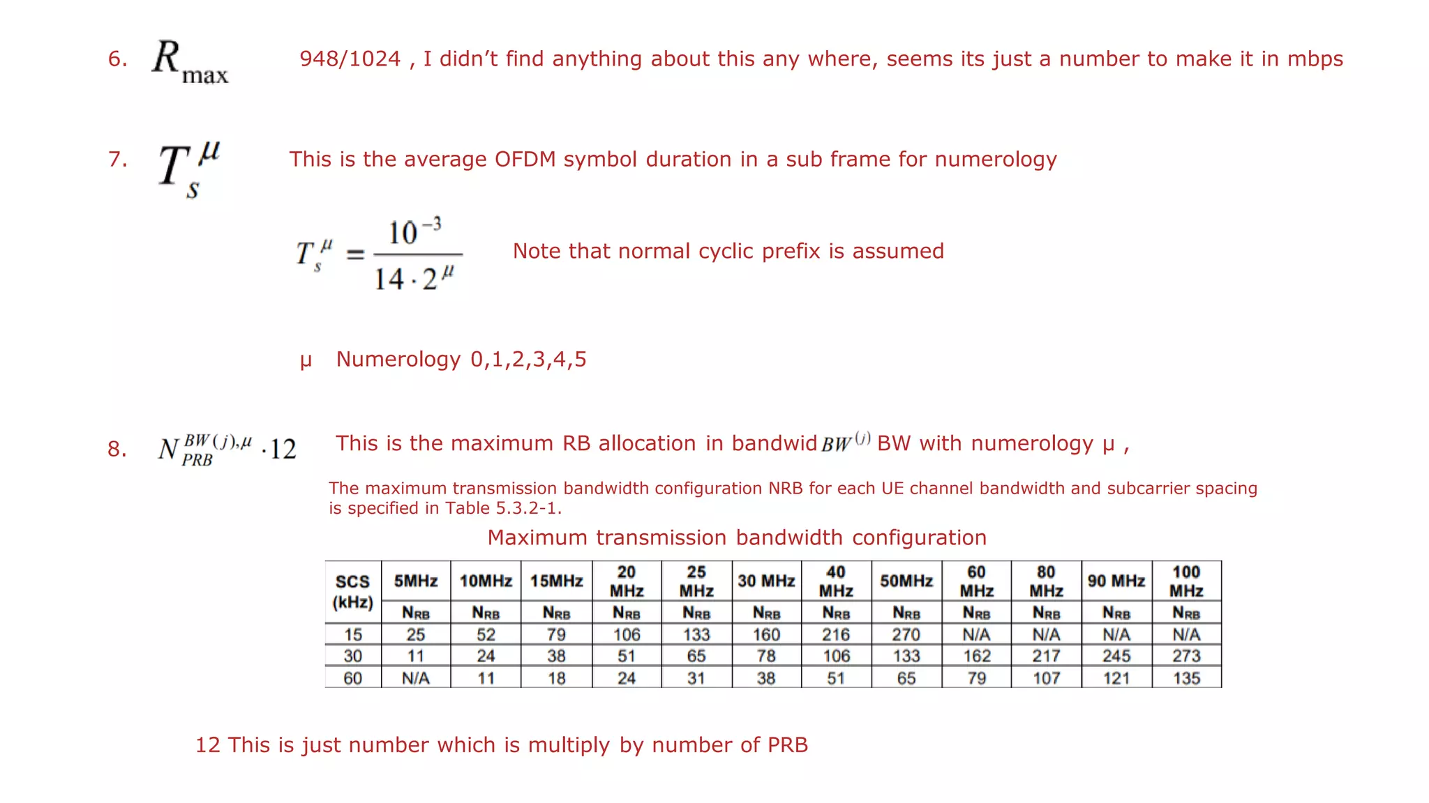 5g Nr Throughput Calculation Pdf Computer Networking Computing