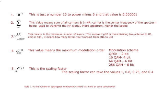5G NR Throughput Calculation | PDF | Computer Networking | Computing