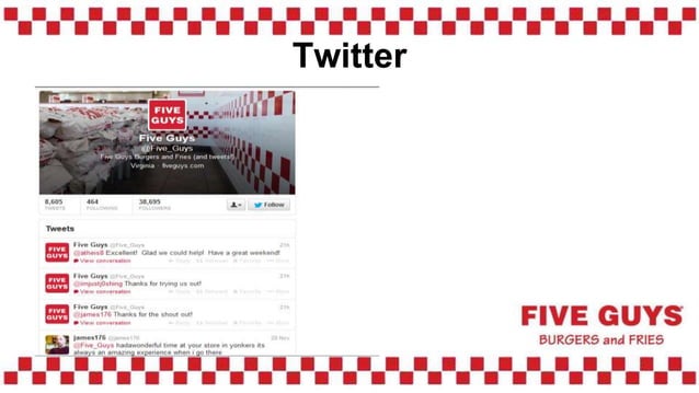 Five Guys Digital Marketing | PPTX | Social Networking | Internet