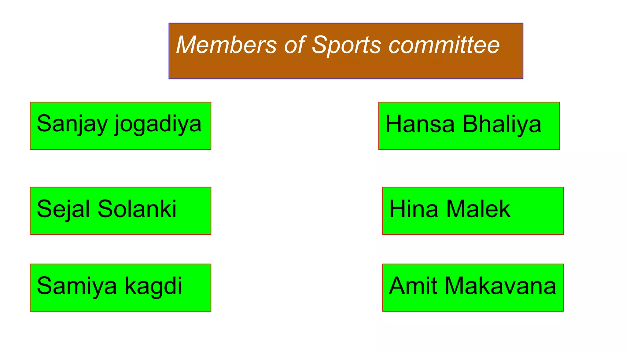 Sports and recreation_commitee | PPTX