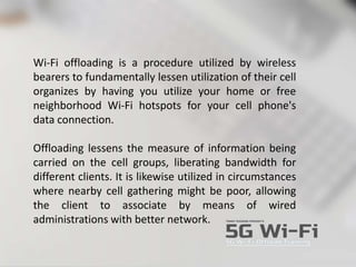 5G Wi-Fi Offload, Traffic offloading for 5G: L-LTE or Wi-Fi : Tonex ...