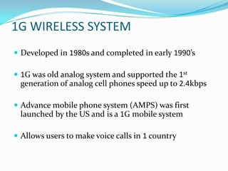 5 g –wireless technology | PPTX