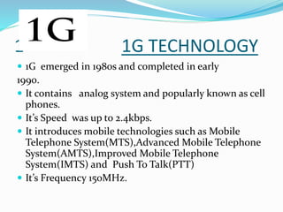 5 g wireless technology | PPTX