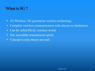 5G Wireless Technology | PPTX