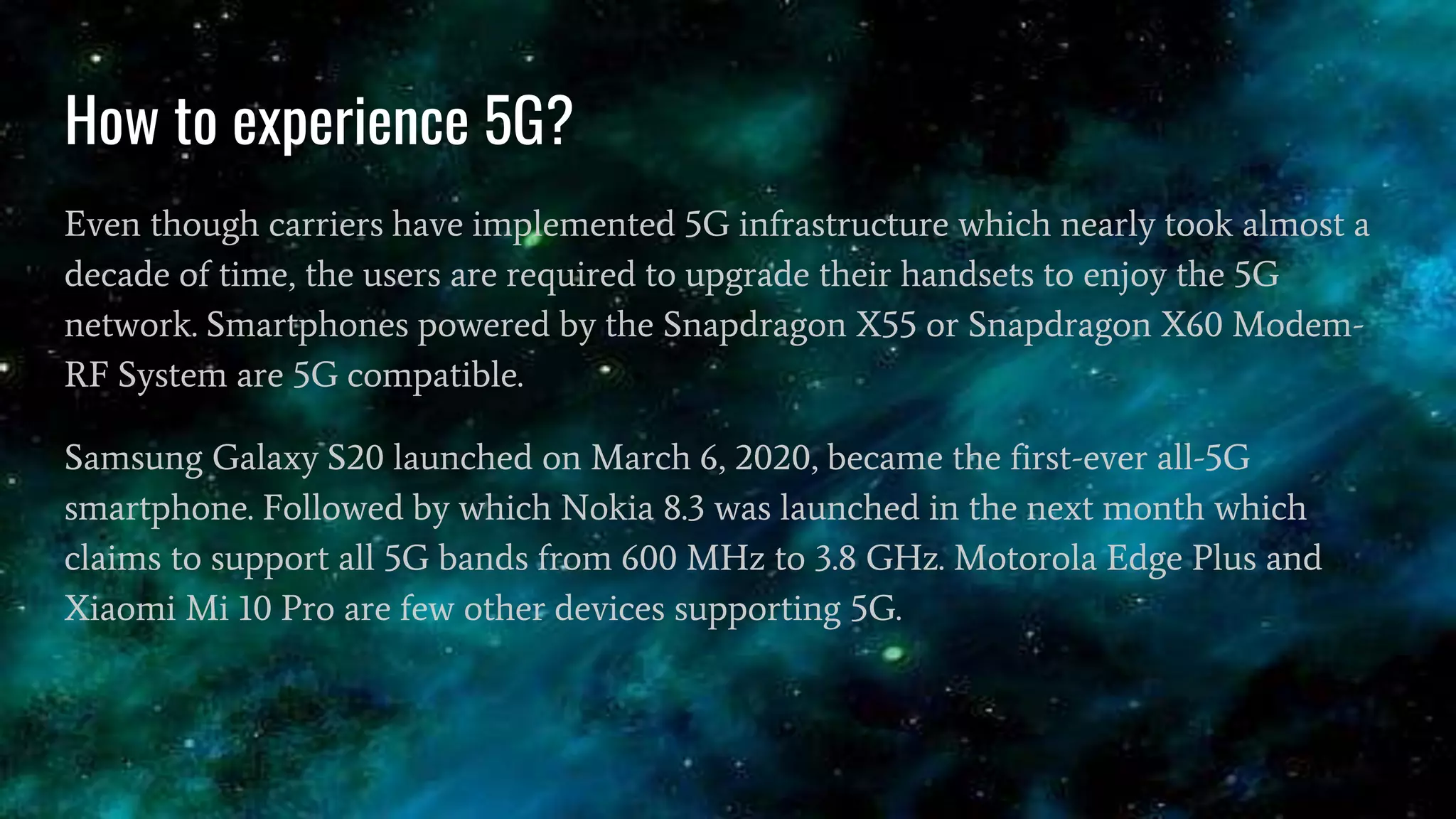 5G wireless technology | PPT