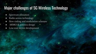 5G wireless technology | PPT