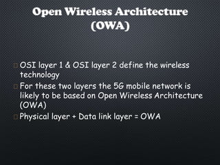 5g wireless technology ece | PPT