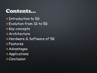 5g wireless technology ece | PPT