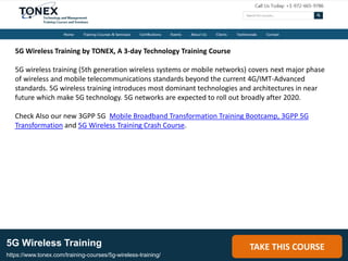 5G Wireless Training & Technical Fundamentals | PPT