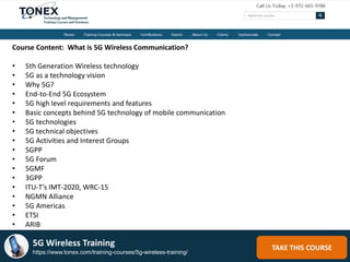 5G Wireless Training | PPT