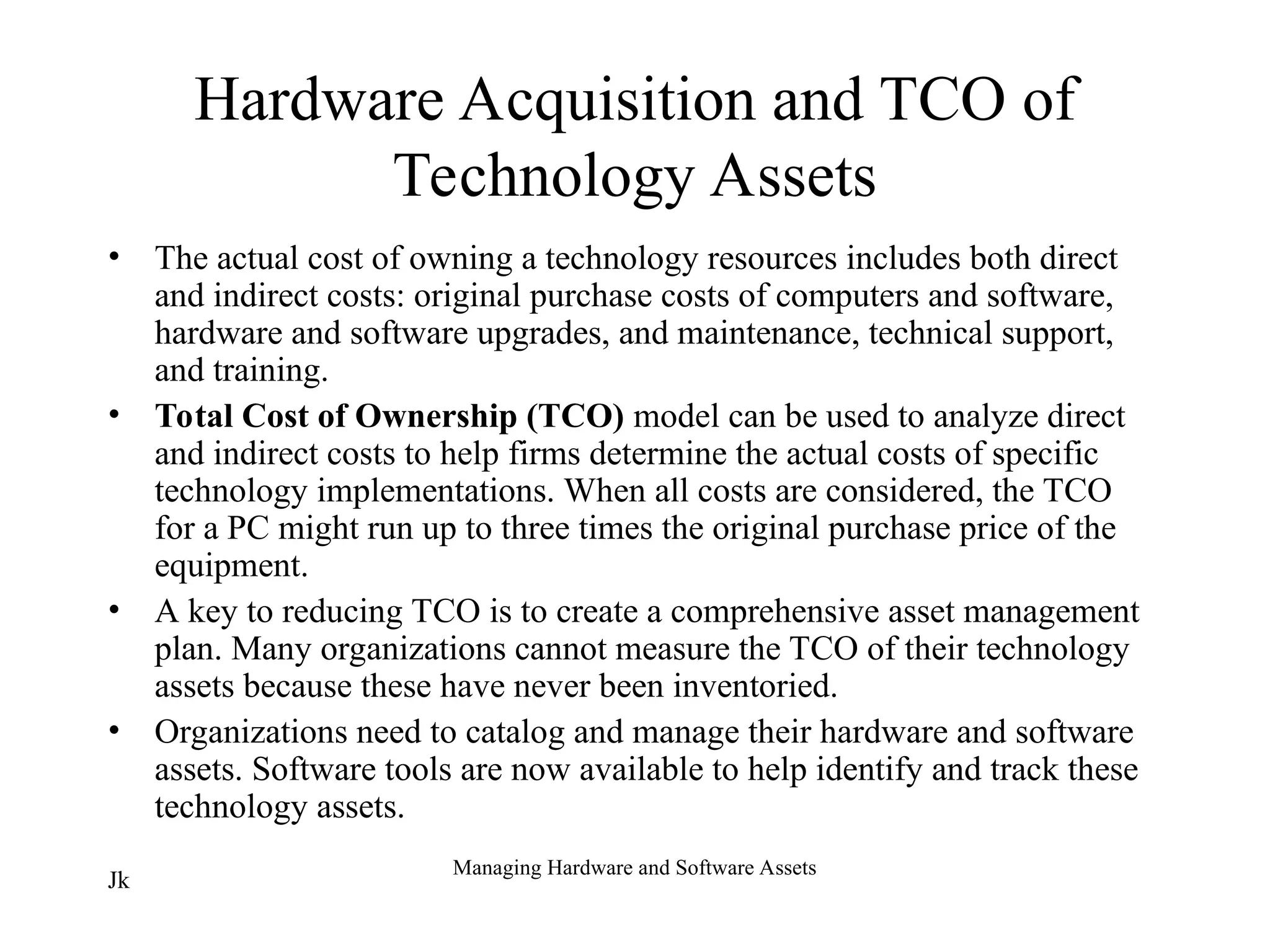 5 Hardware and Software Asset Management.ppt
