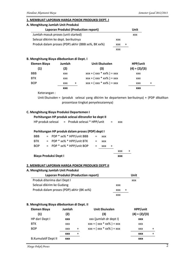 5 harga pokok proses | PDF | Free Download
