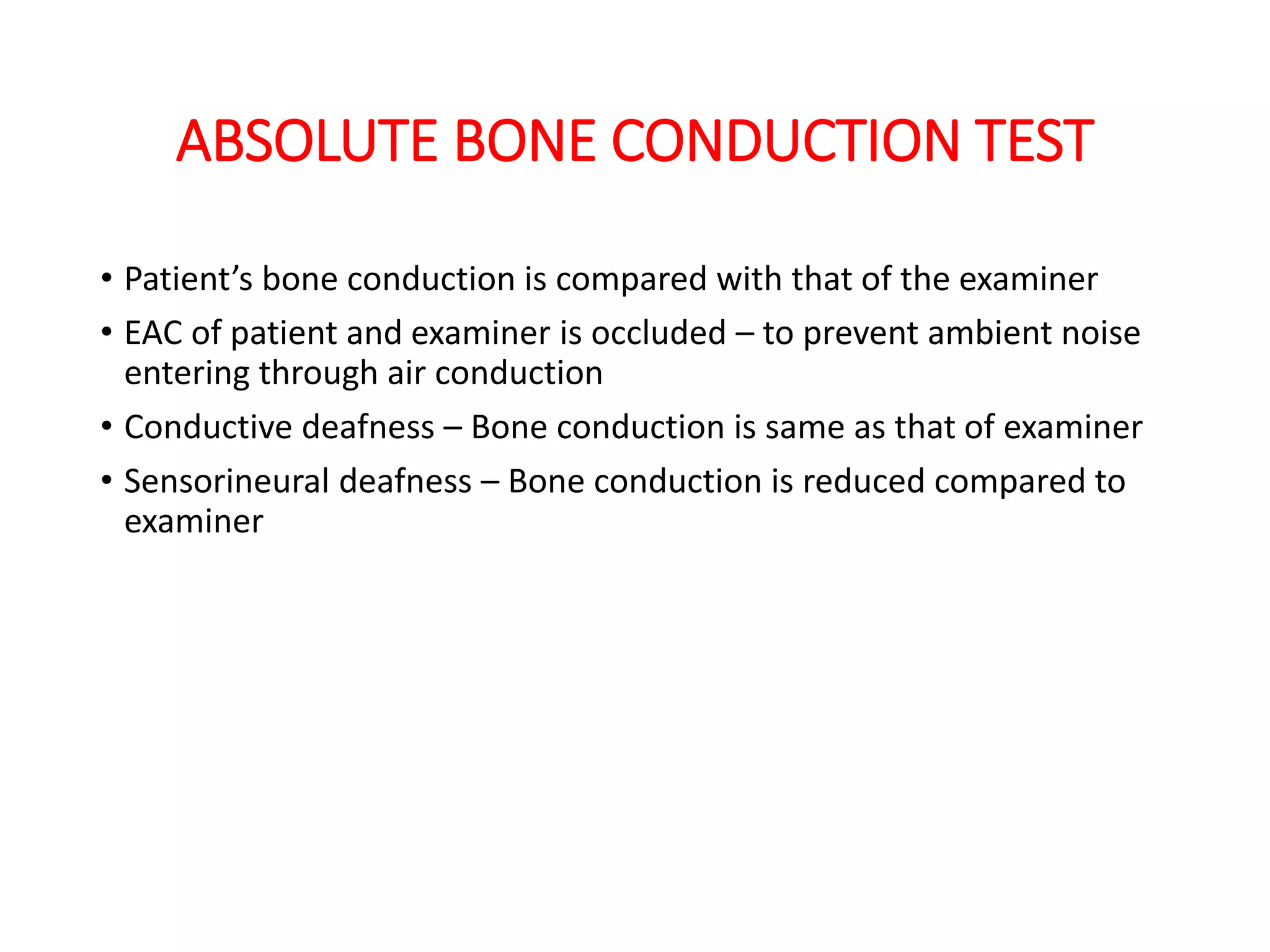 FUNCTIONAL ASSESSMENT OF HEARING & VESTIBULAR FUNCTION TESTS | PPTX