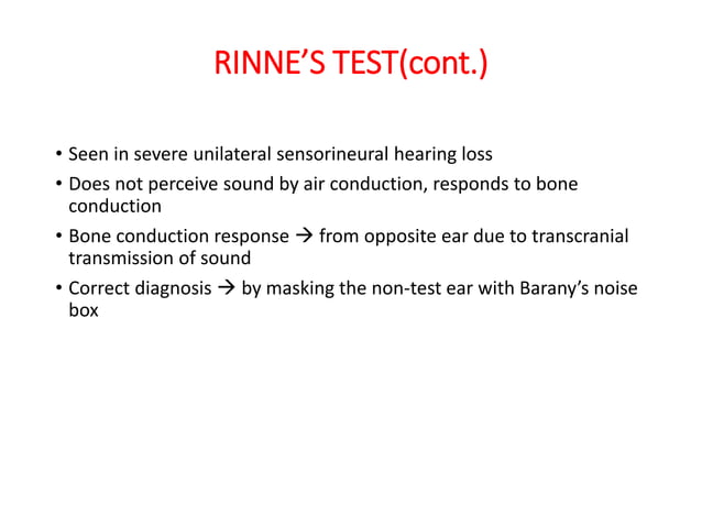 FUNCTIONAL ASSESSMENT OF HEARING & VESTIBULAR FUNCTION TESTS | PPTX ...