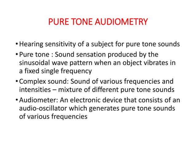 FUNCTIONAL ASSESSMENT OF HEARING & VESTIBULAR FUNCTION TESTS | PPTX ...