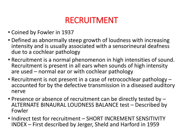 FUNCTIONAL ASSESSMENT OF HEARING & VESTIBULAR FUNCTION TESTS | PPTX ...