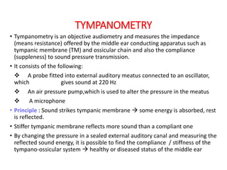 FUNCTIONAL ASSESSMENT OF HEARING & VESTIBULAR FUNCTION TESTS | PPTX