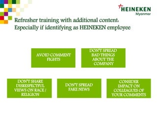 Holly Bostock, Corporate Affairs Director, Heineken Myanmar | PPTX