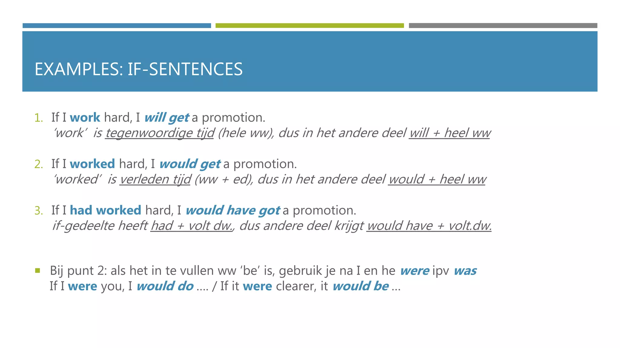 5h if, when & conditional clauses | PPT