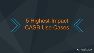 5 Highest-Impact CASB Use Cases | PPT