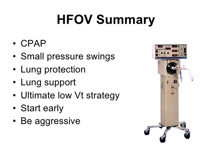 5 High Frequency Oscillatory Ventilation