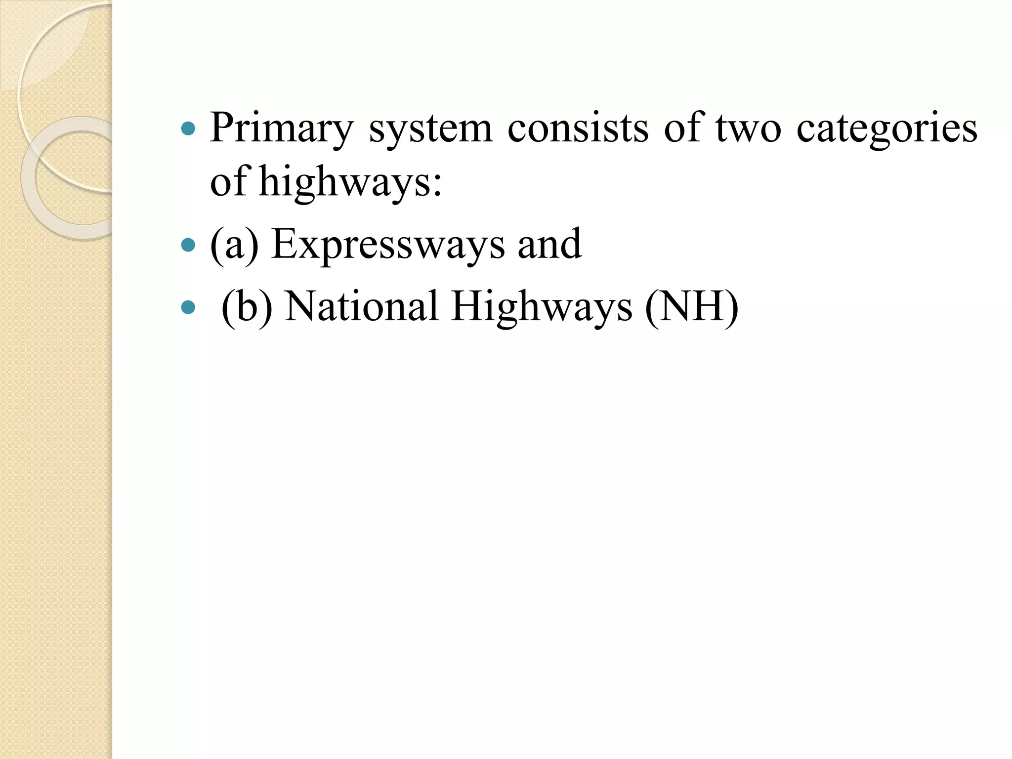 Classification of Roads and Road patterns | PPTX