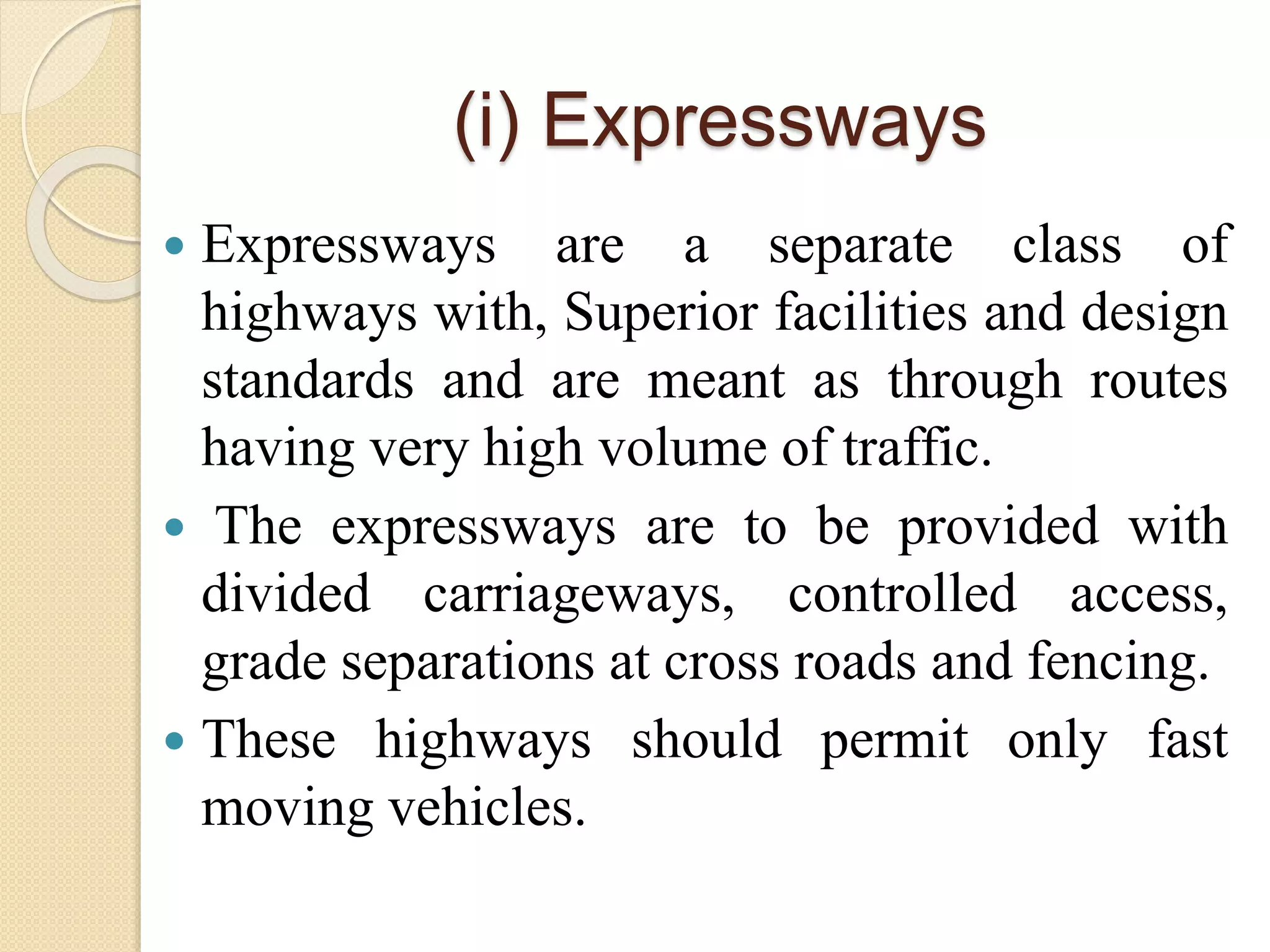 Classification of Roads and Road patterns | PPTX