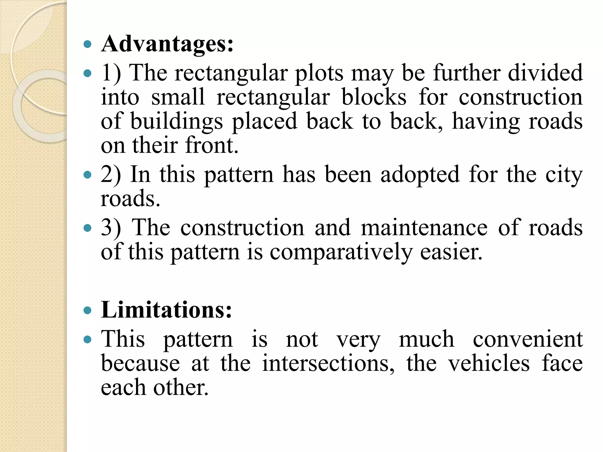Classification of Roads and Road patterns | PPTX