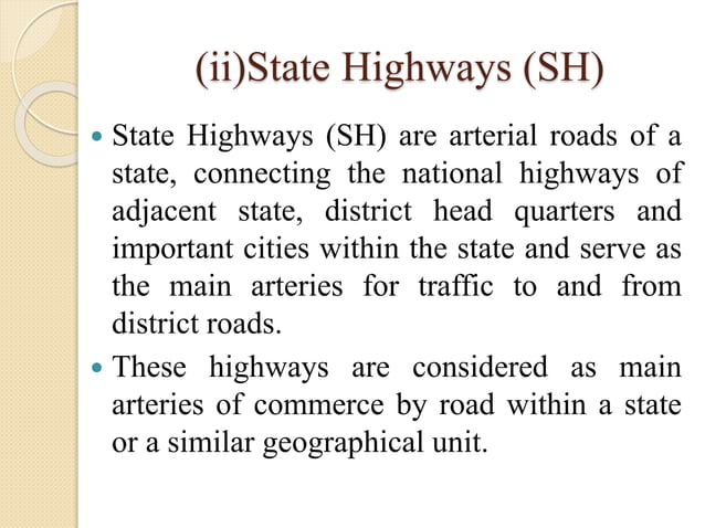 Classification of Roads and Road patterns | PPTX | Geography | Science