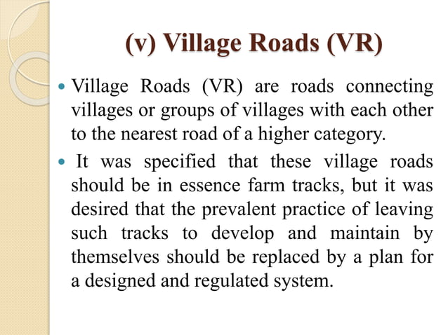 Classification of Roads and Road patterns | PPTX | Geography | Science