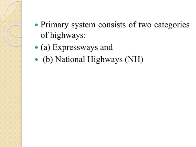 Classification of Roads and Road patterns | PPTX | Geography | Science