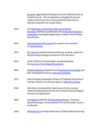5 history of psychology | PDF