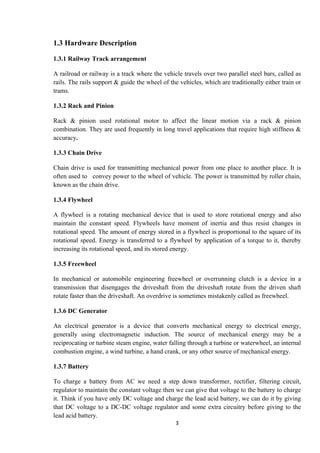 Power generation by using railway track\\Final year project | PDF
