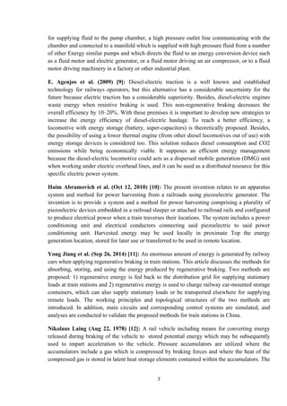 Power generation by using railway track\\Final year project | PDF